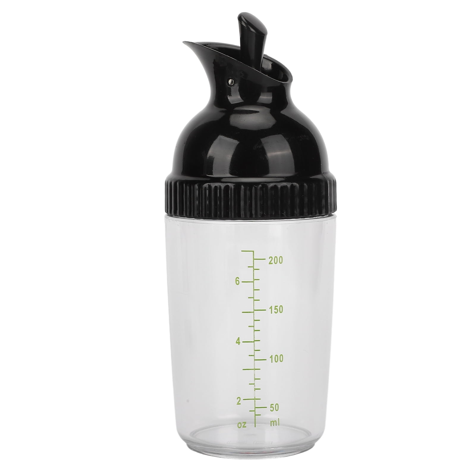 Eotvia Salad Dressing Shaker, Leakproof Container with Lid, 200ml Black ...