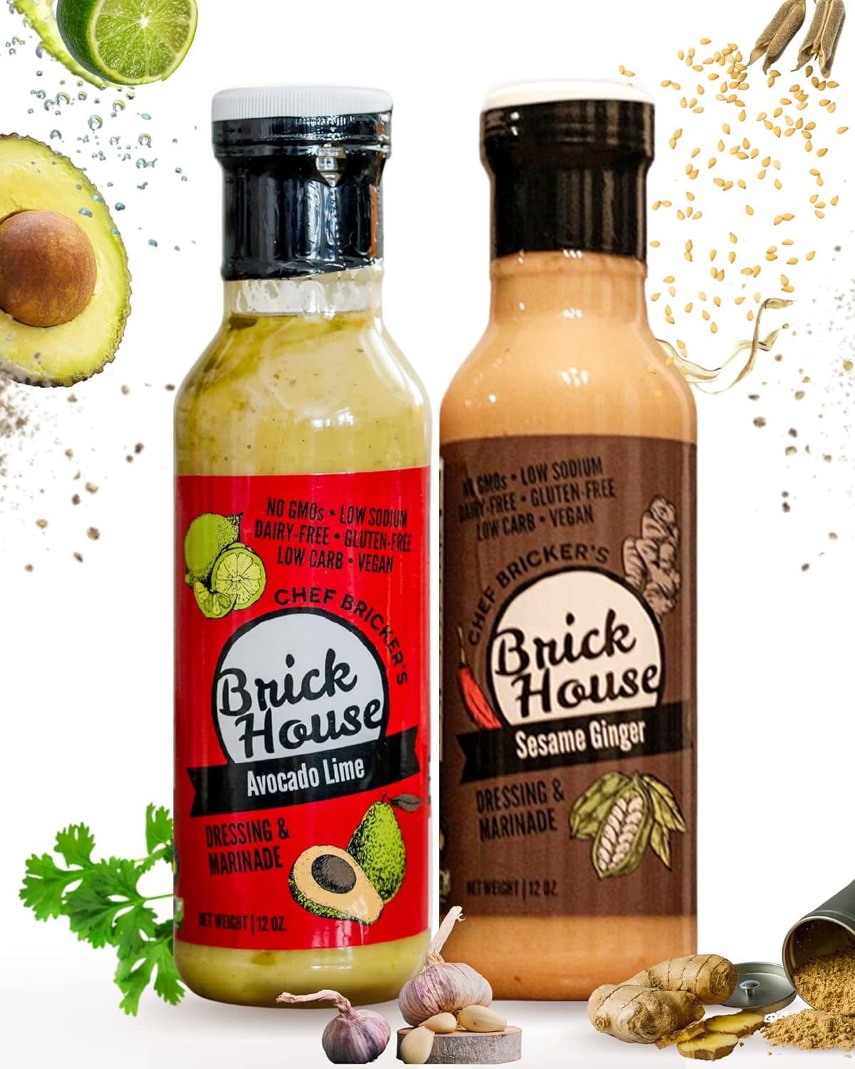 Salad Dressing Variety Pack: Avocado Lime Sesame Dressing Marinade By ...