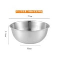 Salad Mixing Bowl Stainless Steel 23cm Serving Bowls Baking Bowls Metal ...