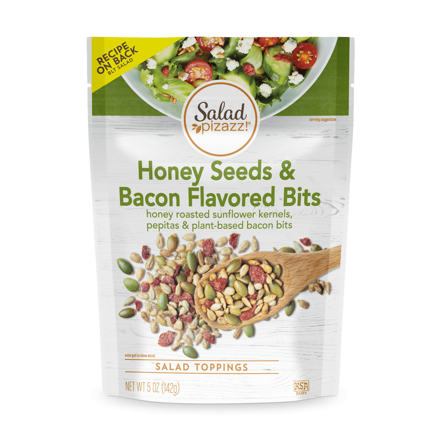 Salad Pizazz! Honey Seeds & Bacon Flavored Bits, 5 oz Bag - Walmart.com