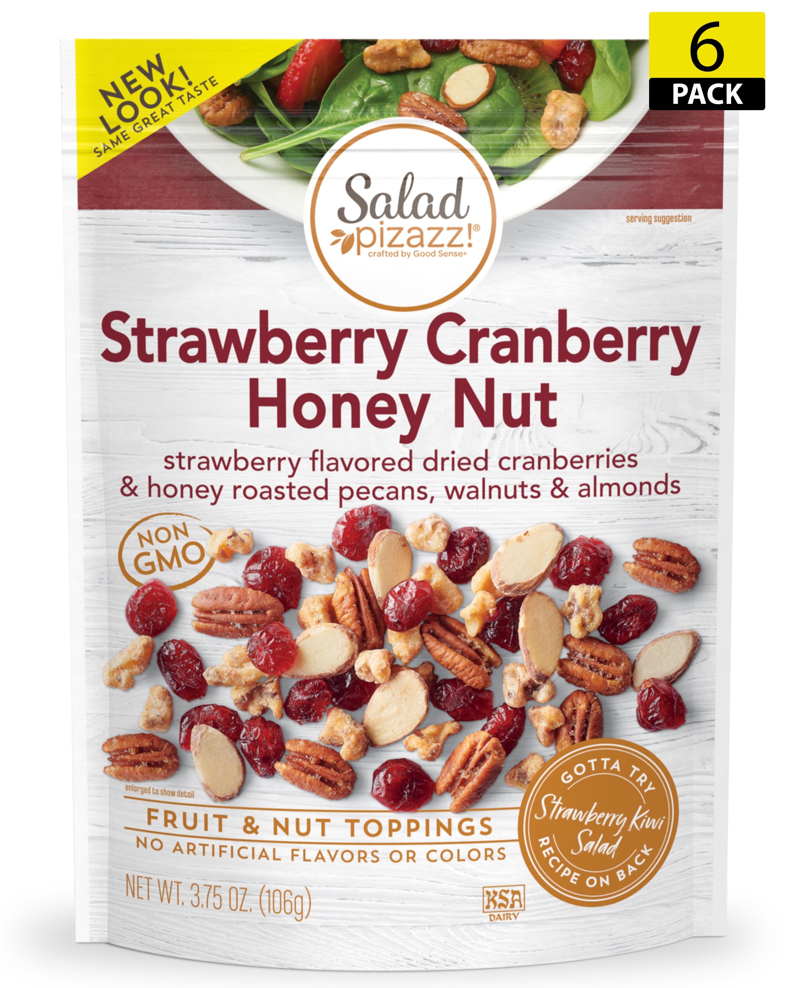 Salad Pizazz! Strawberry Honey Nut Salad Toppers, 3.75 oz - Walmart.com