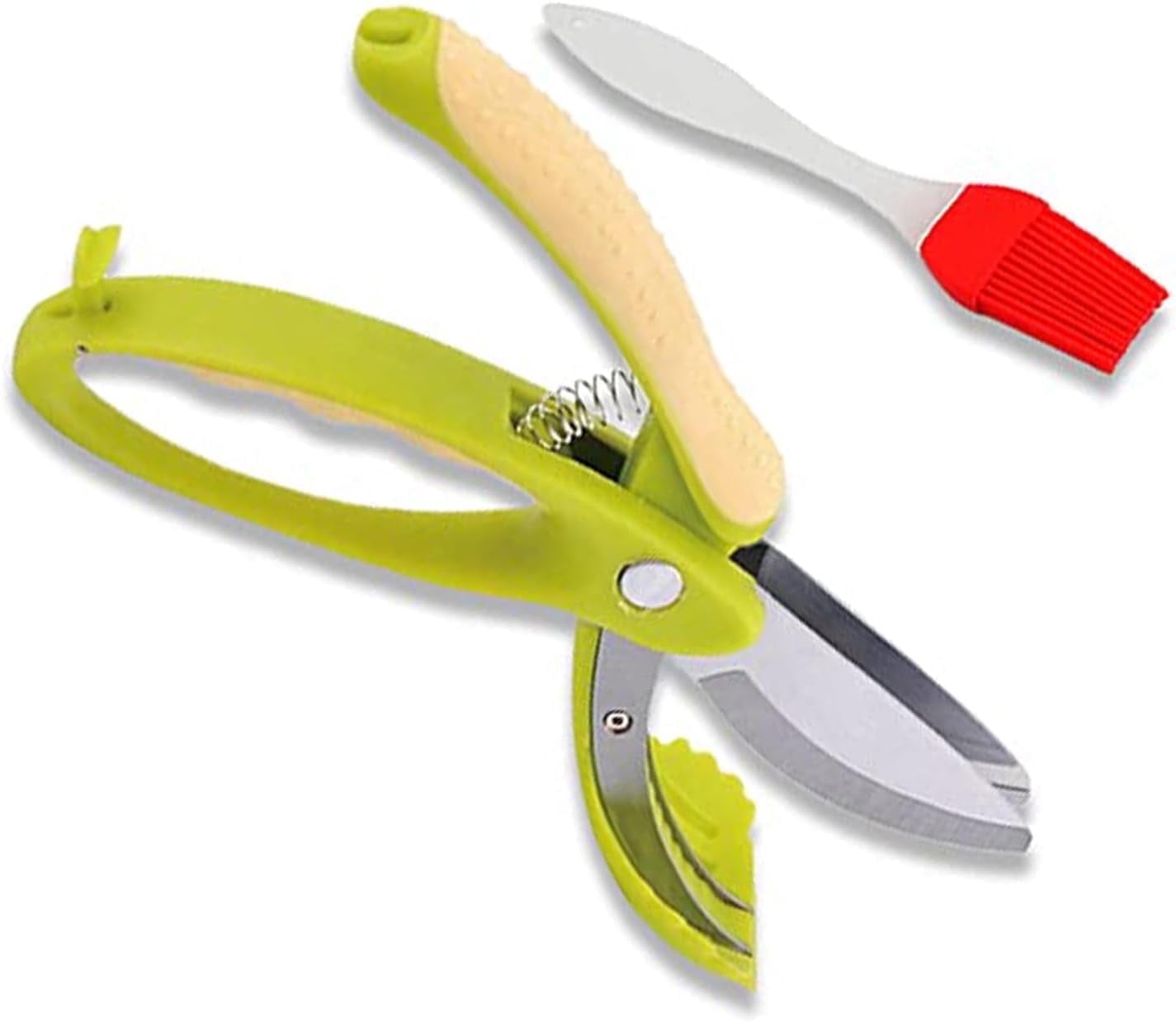Salad Scissors Lettuce Chopper Stainless Steel Green Salad Spinners ...