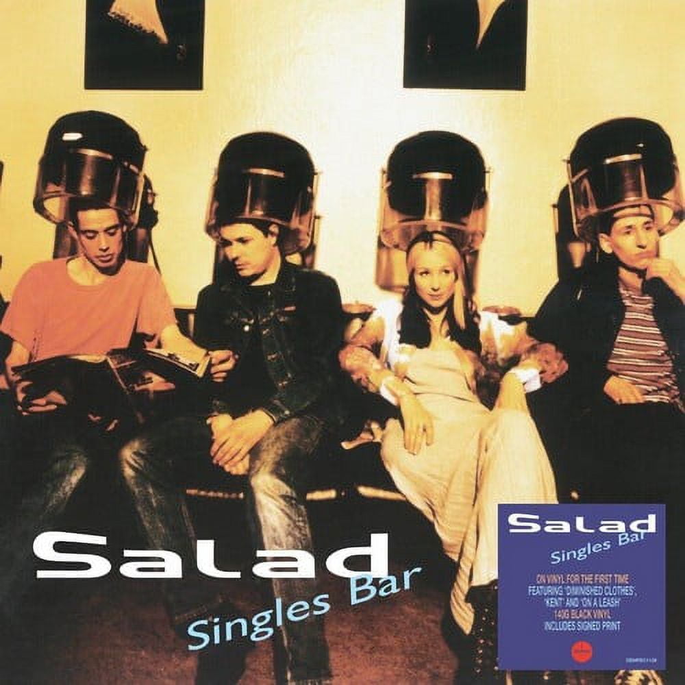 Salad - Singles Bar - 140-Gram Black Vinyl with Autographed Print ...