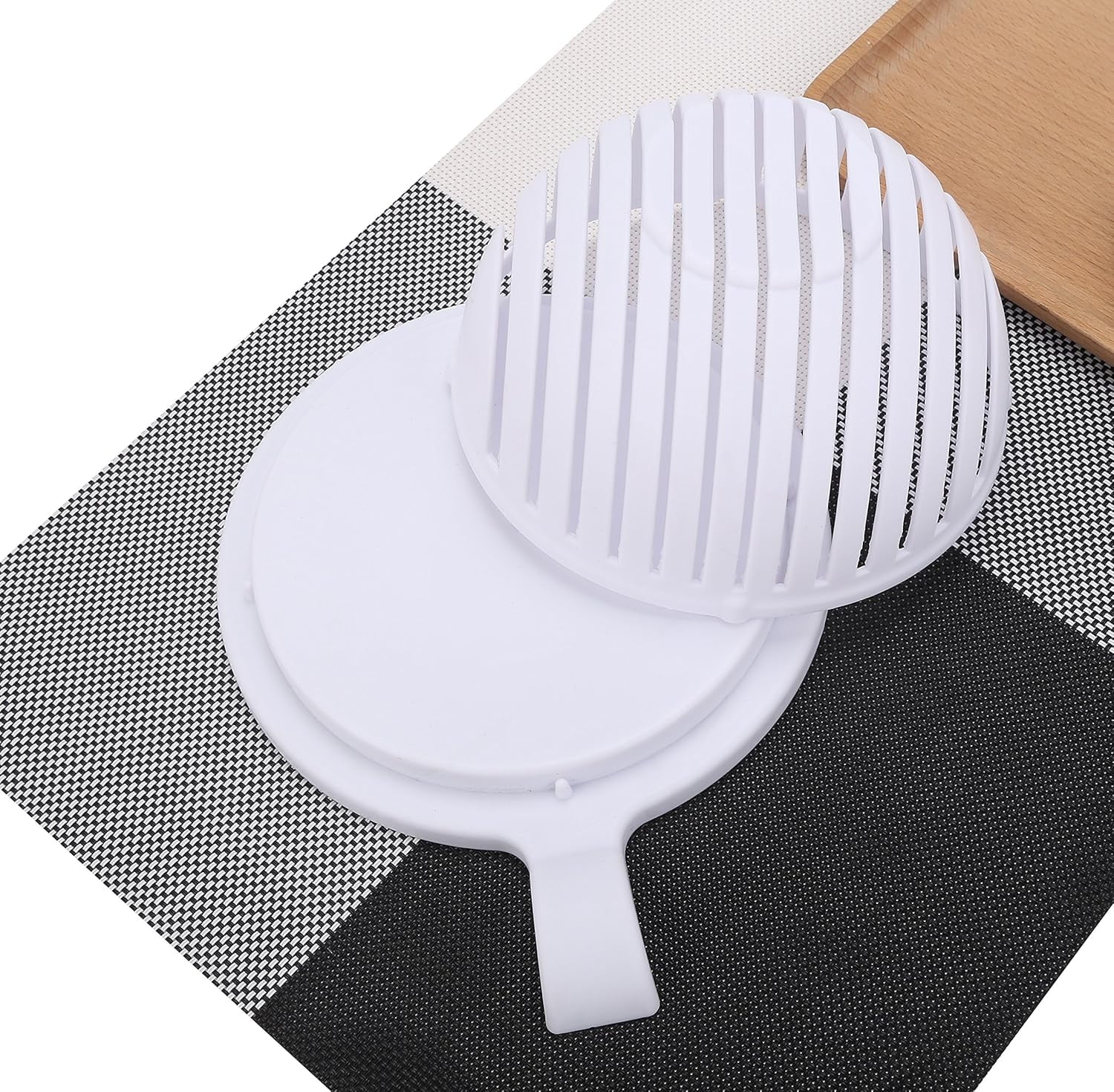 Salad Slicer Salad Cutter Bowl | Fruit and Vegetable Cutter | Use As A ...