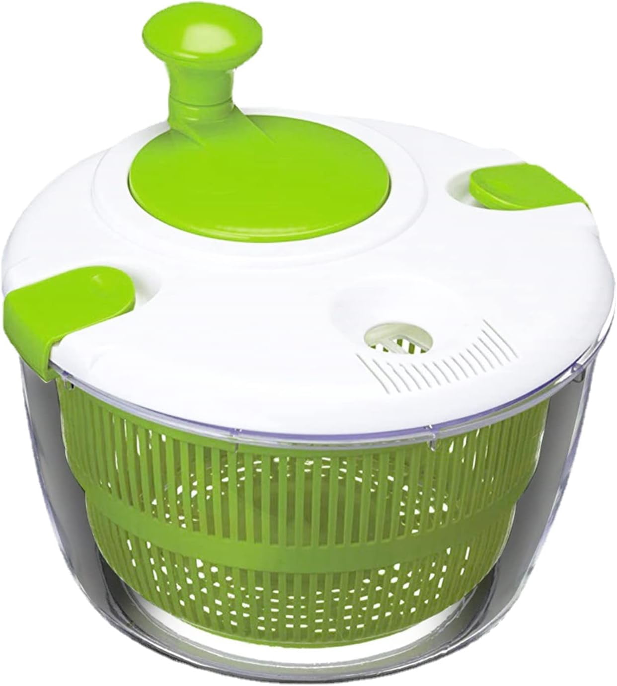 Salad Spinner, 5L Vegetable Washer Dryer Drainer Strainer with Bowl ...