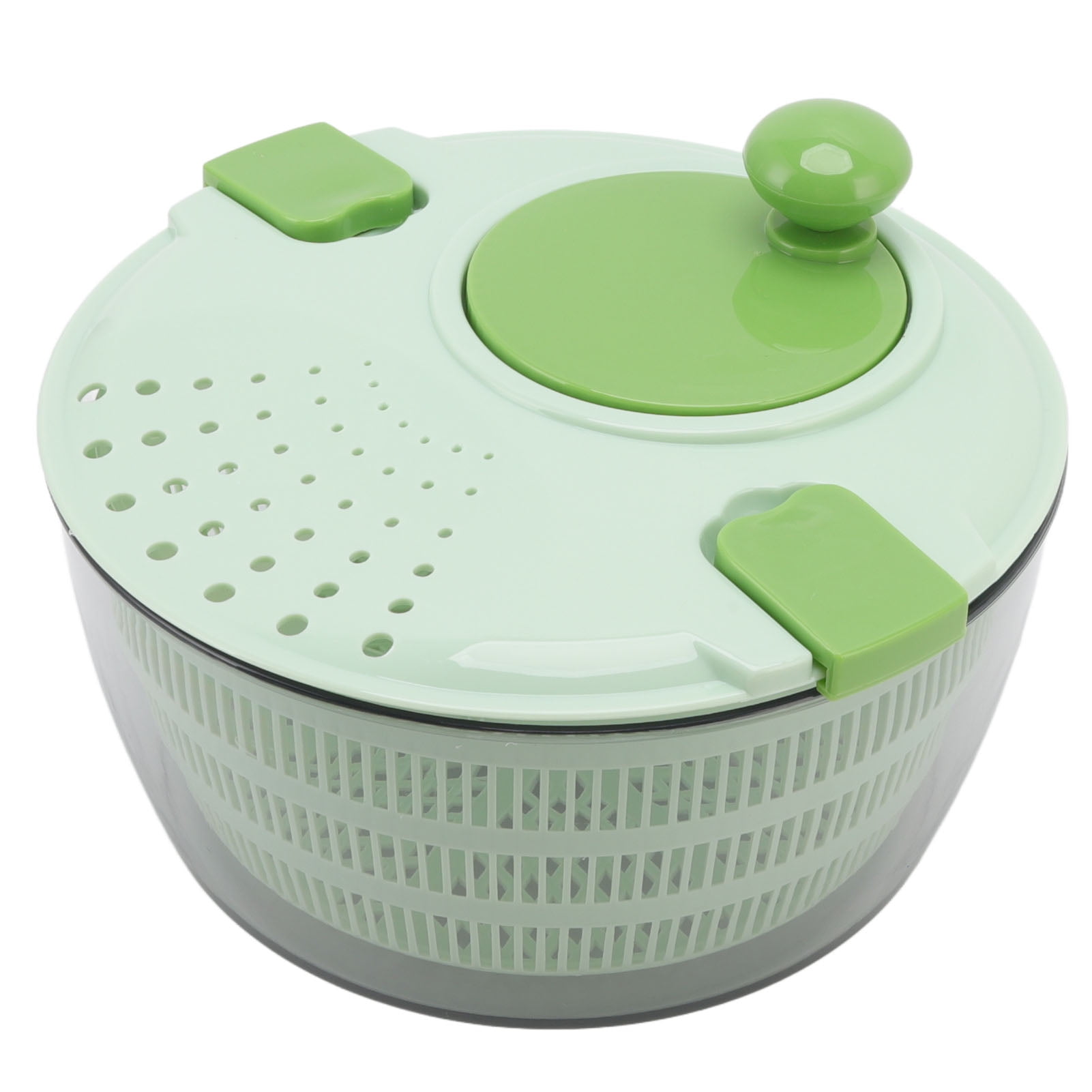 Salad Spinner Large Lettuce Spinner Vegetable Dryer Green 4.0 L ...