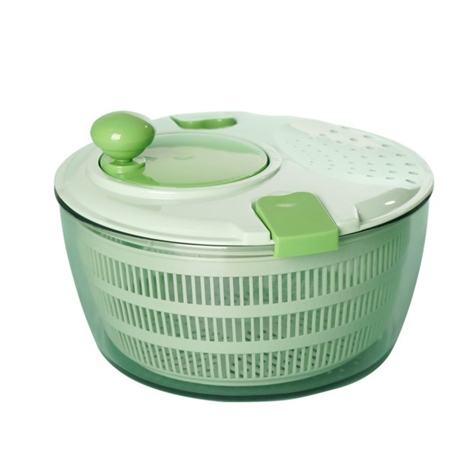 Salad Spinner with Storage Lid, Drain, Bowl, and Colander - Quick and ...