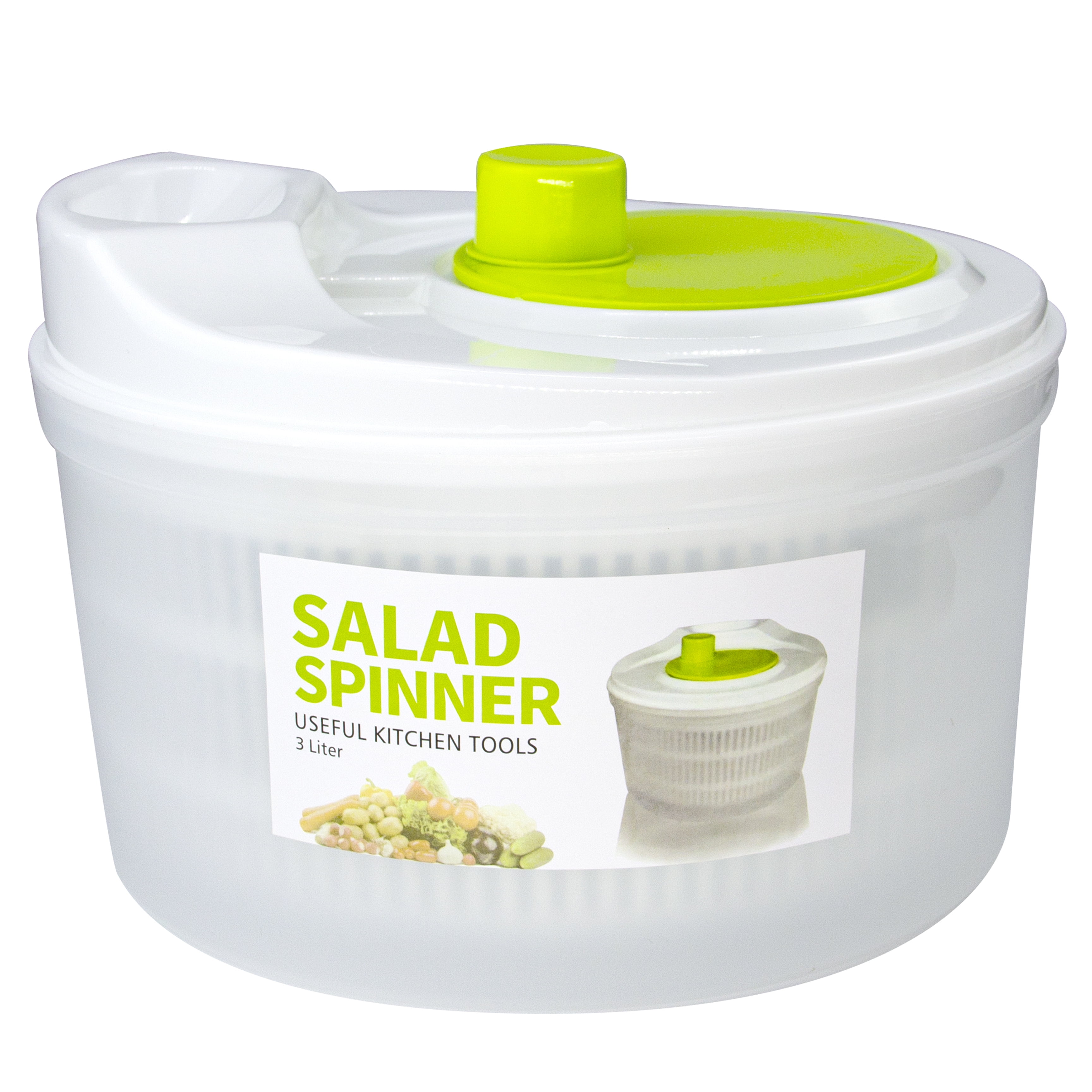Salad Spinner Vegetable Washer Dryer Drainer Strainer with Bowl ...