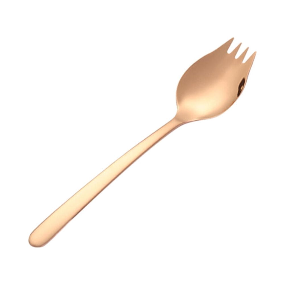 Salad Spork Spoon Fork Kitchen Utensils Stainless Steel Metal Dessert ...