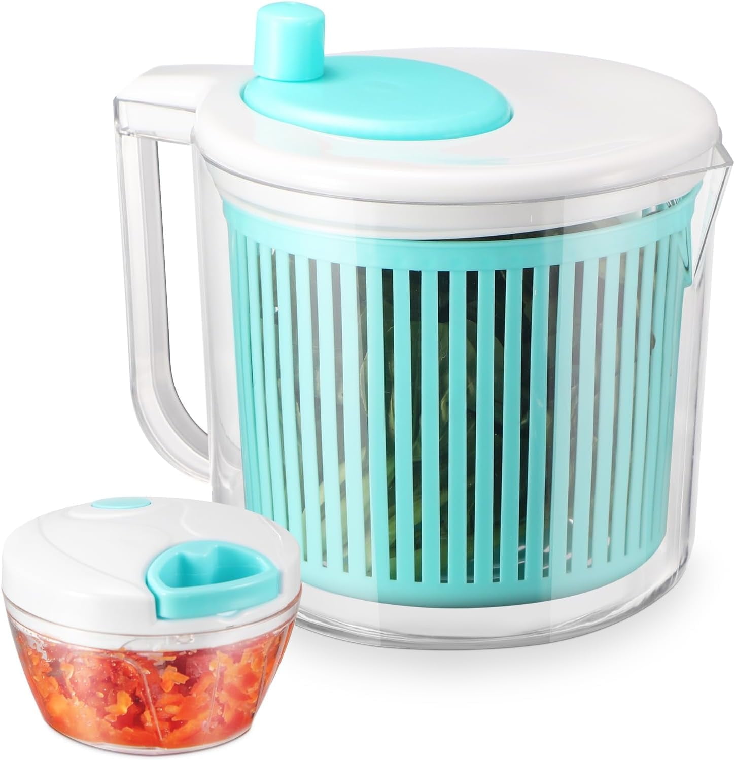 Salad rotator with vegetable chopper, lettuce rotator for vegetable ...