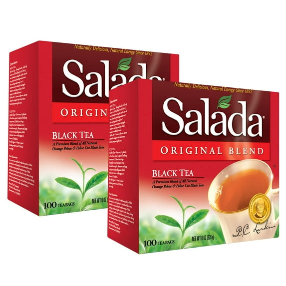 Salada Black Tea Blended Bold Strong Black Tea with 100 Tea Bags Per ...