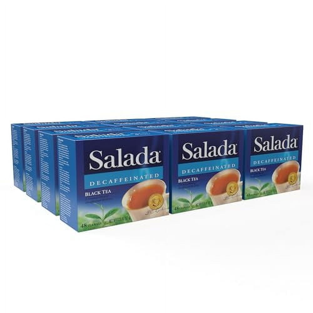 Salada Decaffeinated Black Tea Blended Strong Black Tea with 48 Tea ...
