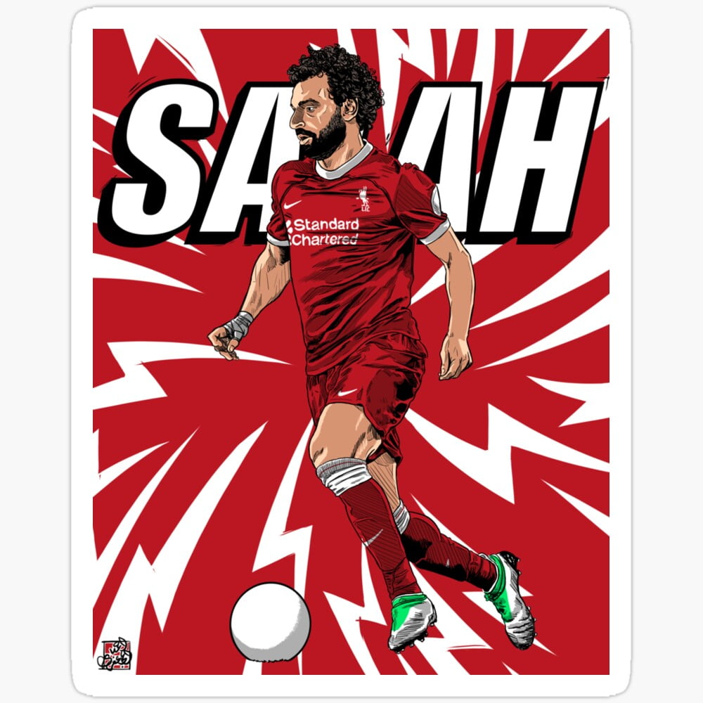 Salah Liverpool Sticker Phone Decal Water Bottle Stickers Car Decals ...