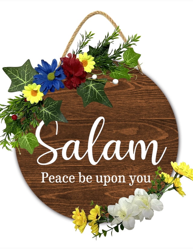 Salam Welcome Sign, Eid gifts for women, Shoes Off Sign, Muslim family ...