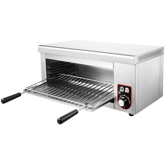 Salamander Broiler, 1500W 110V Electric Commercial Stainless Steel ...