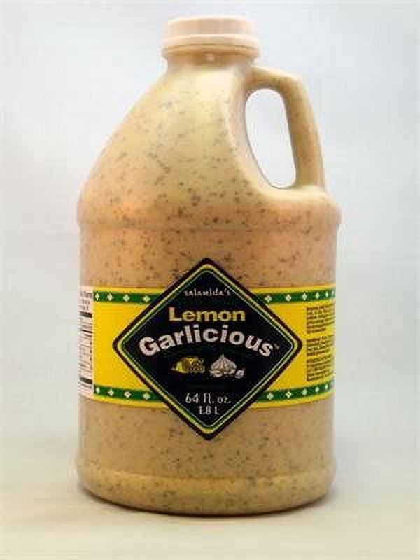 Salamida State Fair Lemon SAF21 Garlicious Marinade 64 Oz - Walmart.com