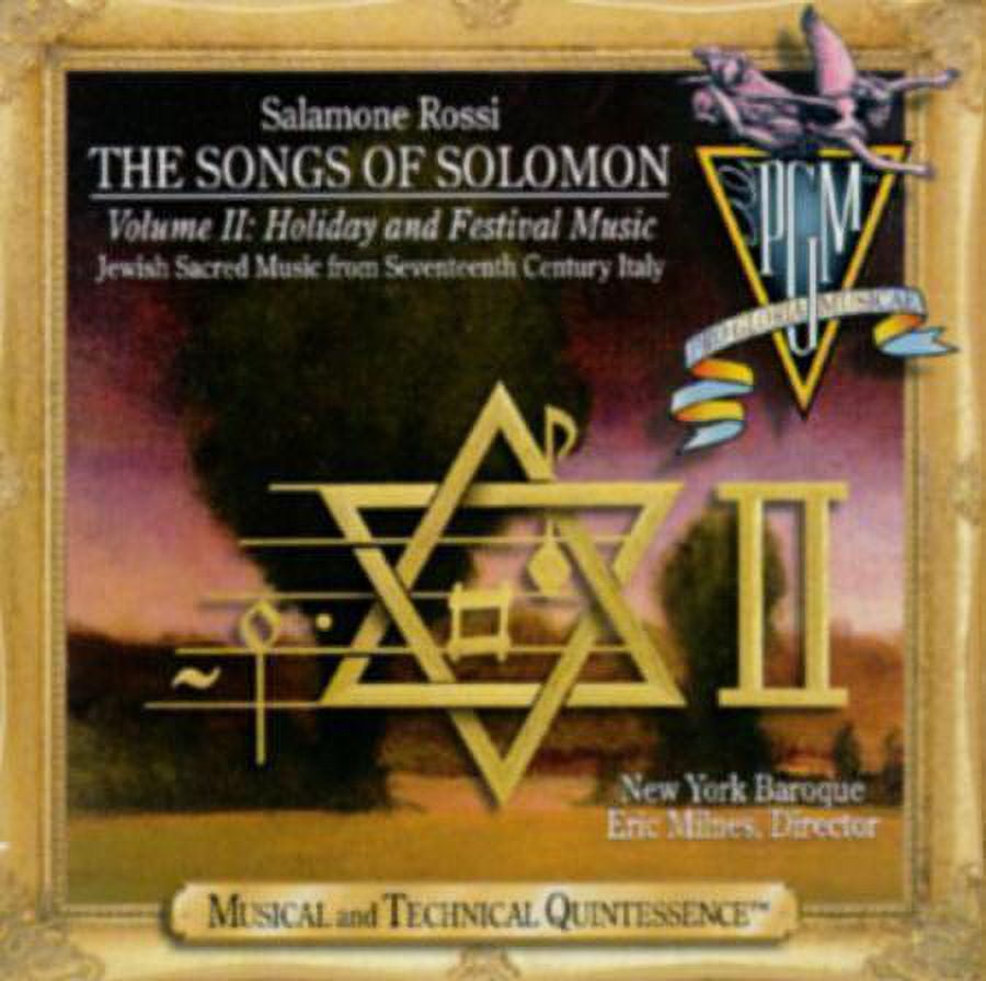 Pre-Owned - Salamone Rossi: The Songs of Solomon (CD, Apr-1997, PGM ...