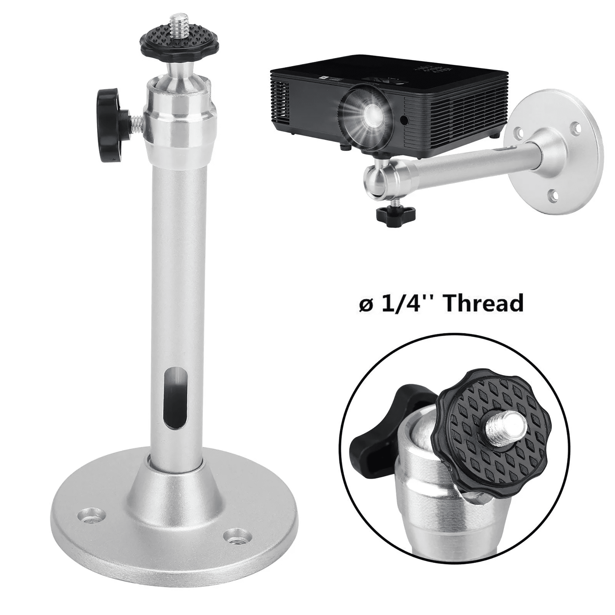 Salange 7.09 inch Universal Extending Ceiling Projector Mount Projector ...