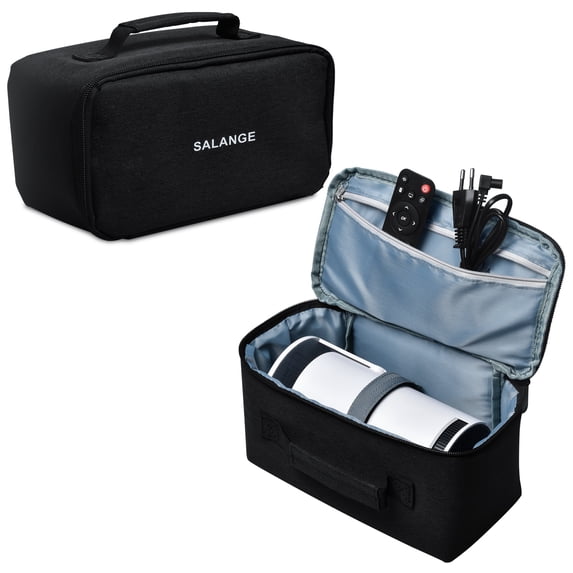 Salange Projector Case with Carrying Handle,Portable Storage Bag with ...