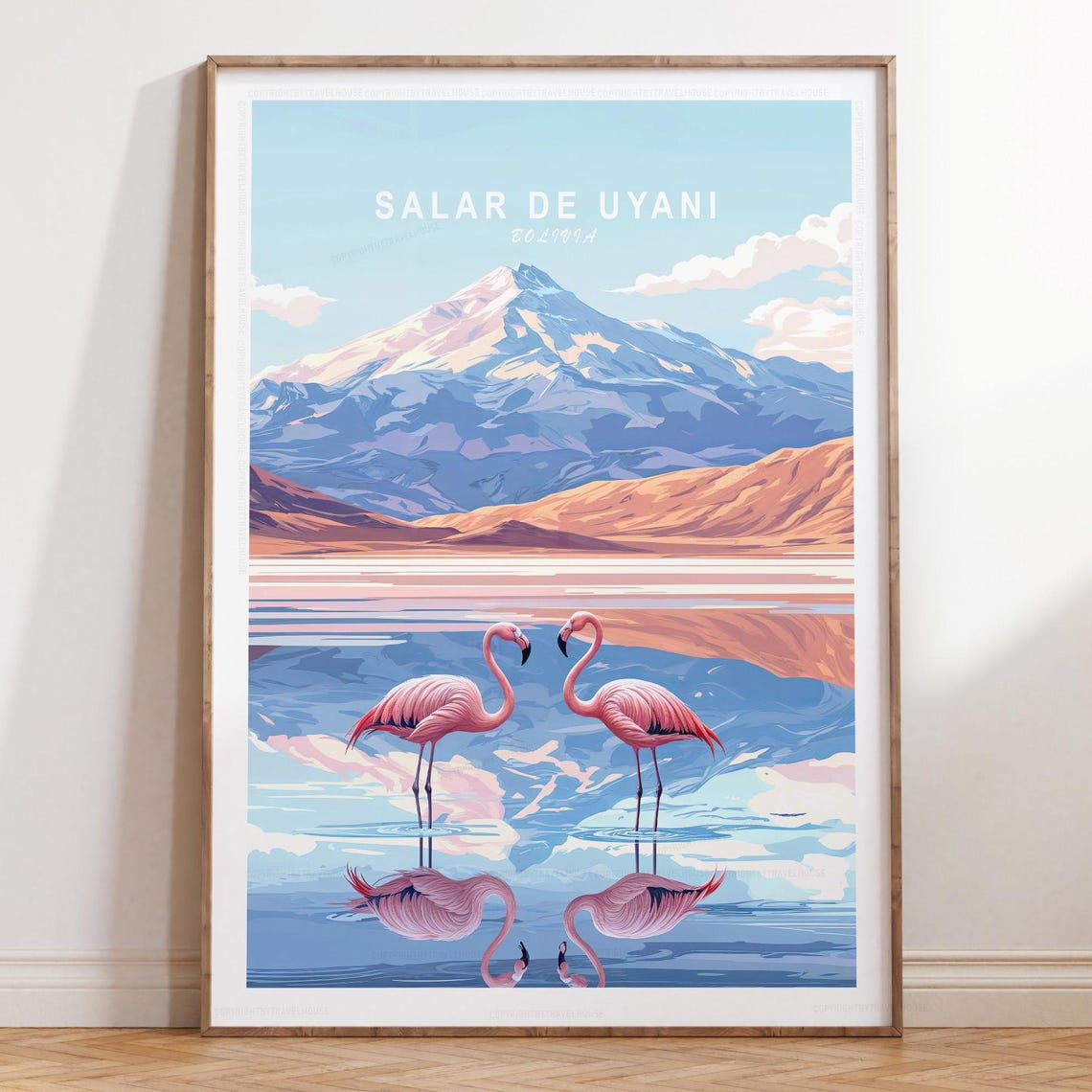 Salar De Uyuni Travel Print, Bolivia Wall Art Print, Salar De Uyuni ...