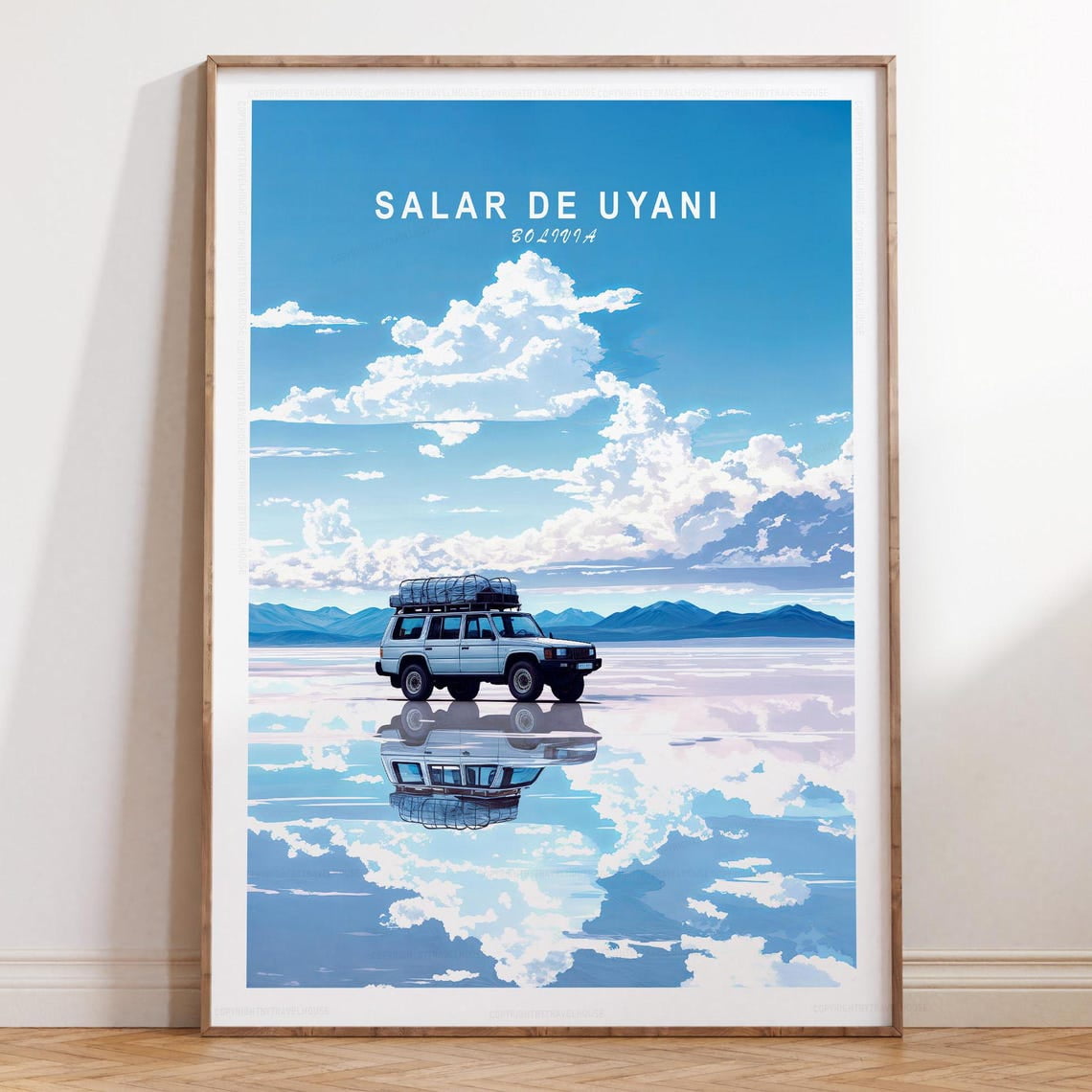 Salar De Uyuni Travel Wall Art, Salar De Uyuni Bolivia Travel Print ...