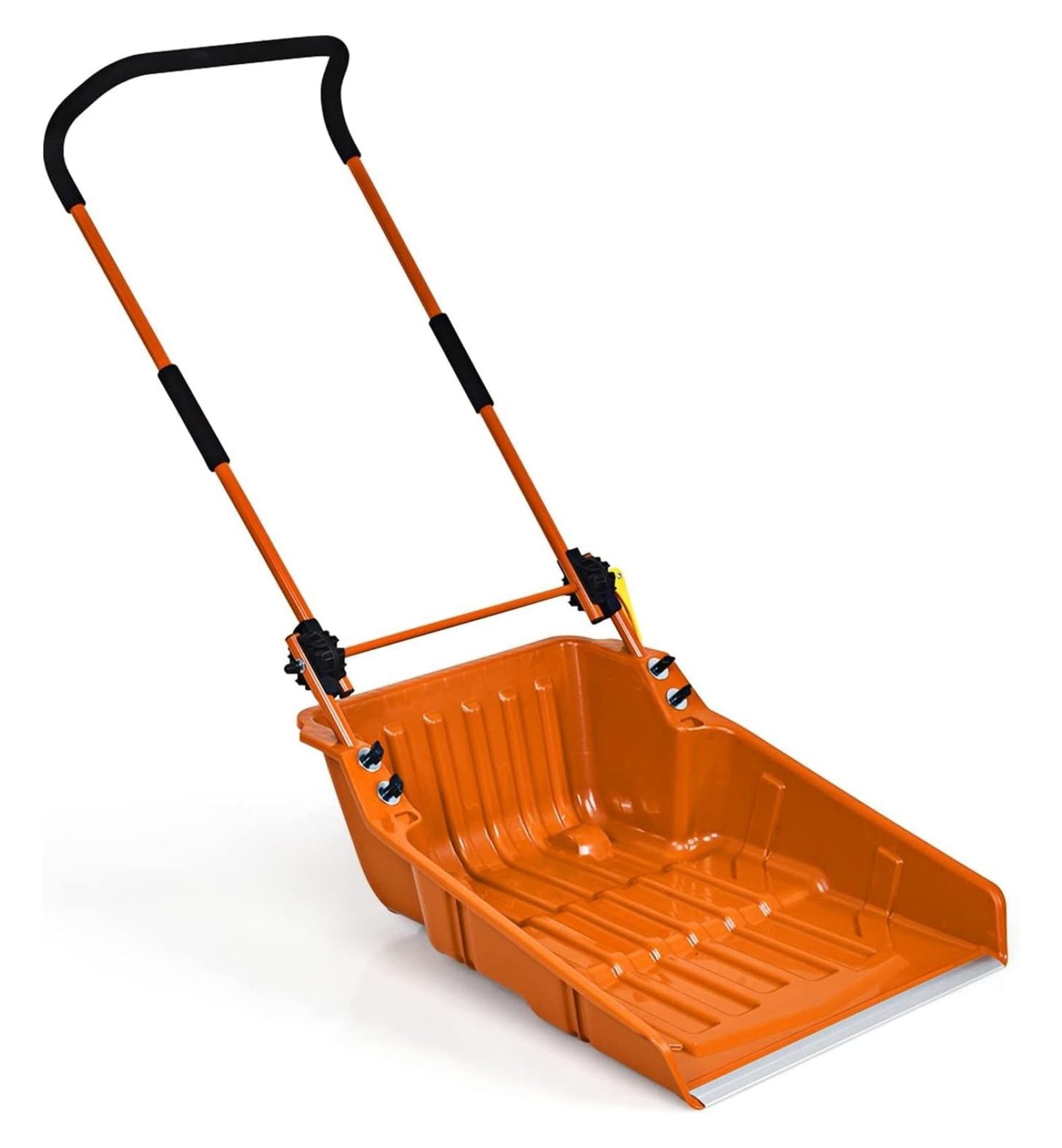 Salches 26” Sleigh Shovel, Foldable Snow Shovel w/Ergonomic Handle ...