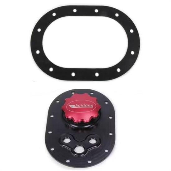 Saldana Racing Product SAC-061 Fuel Cell Filler Plate, Oval 5 x 7 ...
