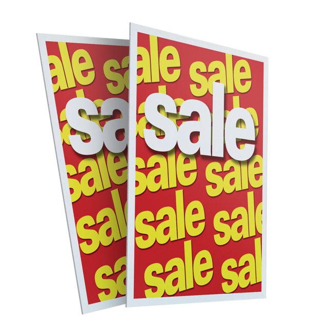 Sale (2-PACK) 24" x 36" Plastic Signs | Sign Insert 4mm Corrugated ...