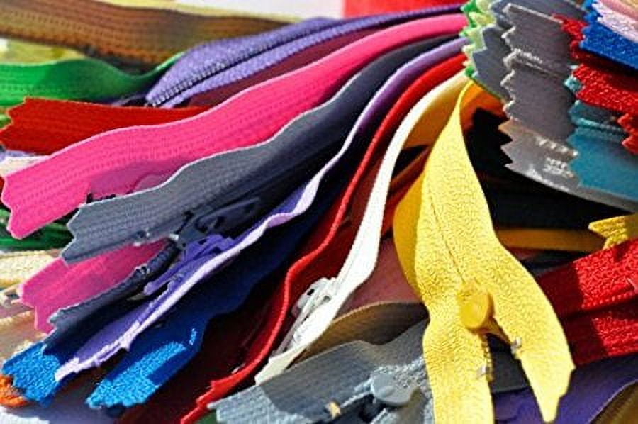 Sale 25 Assorted Colors 9 Inch YKK Brand Zippers #3 Nylon Coil Zippers ...