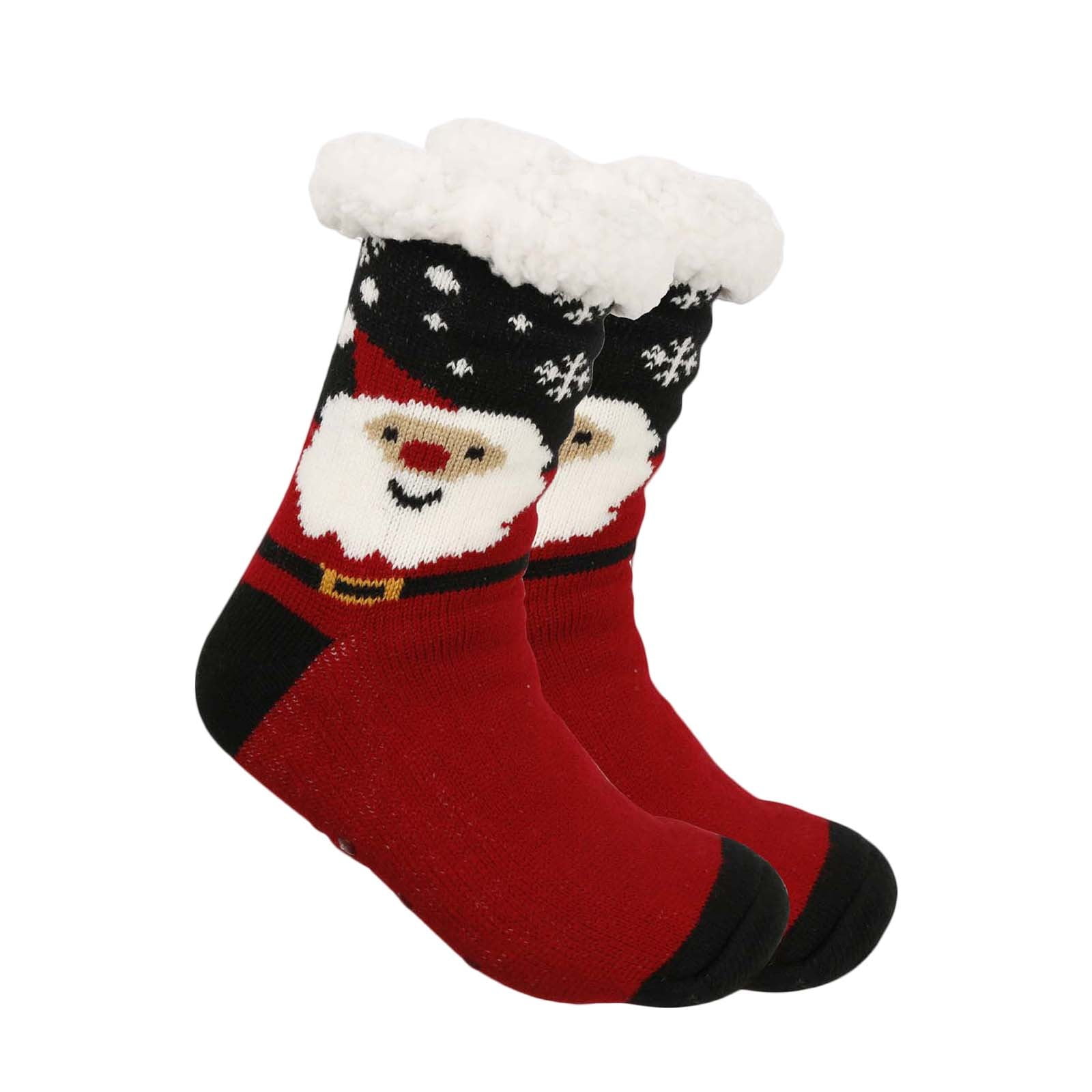 UHGANN Christmas Socks for Women Gifts Winter Warm Thick Thermal ...
