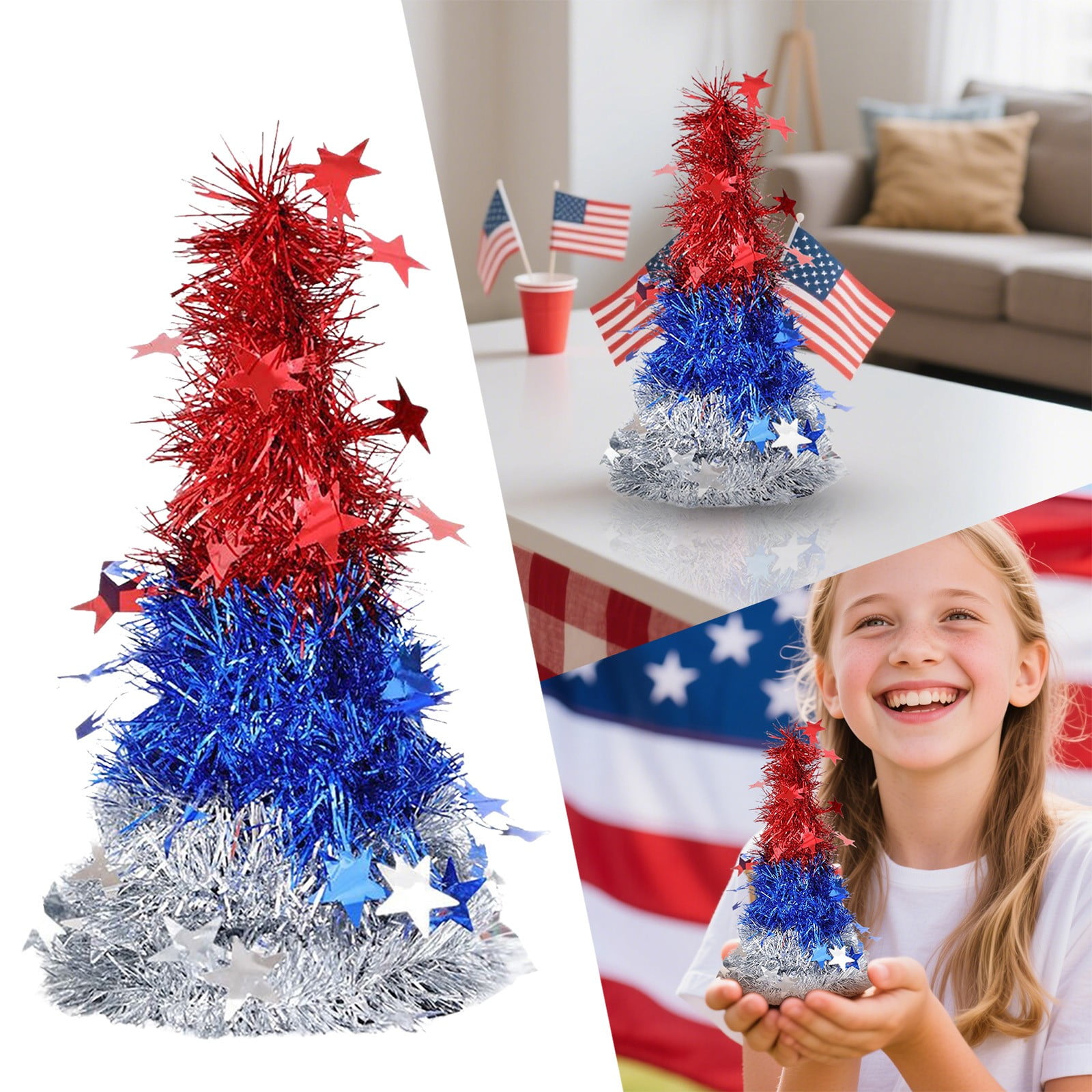 Sale & Clearance A Captivating Stylish Independence Day Tree Decoration ...