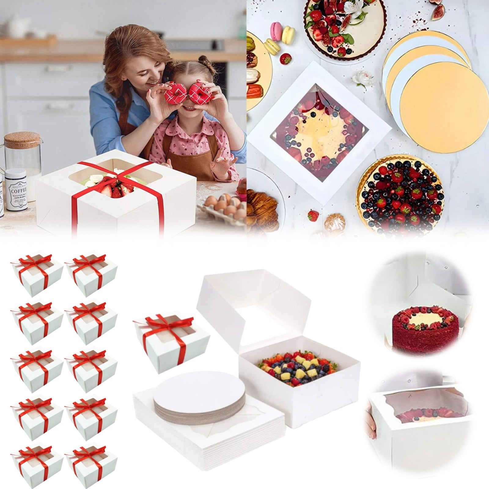 on Sale Clearance Hecteas Food Storage,10X Carton 10X Tray10Pc 10 Inch ...