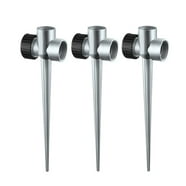 3 Pack - Orbit 1/2 Inch Zinc Flow-Thru Lawn Sprinkler Spike Base ...