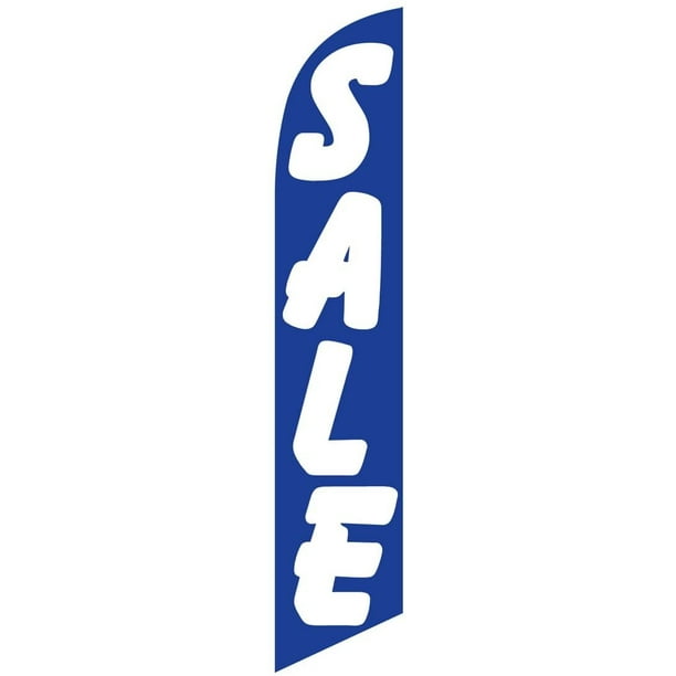 Sale Feather Flag for Outdoor Advertising blue/white - Replacement ...