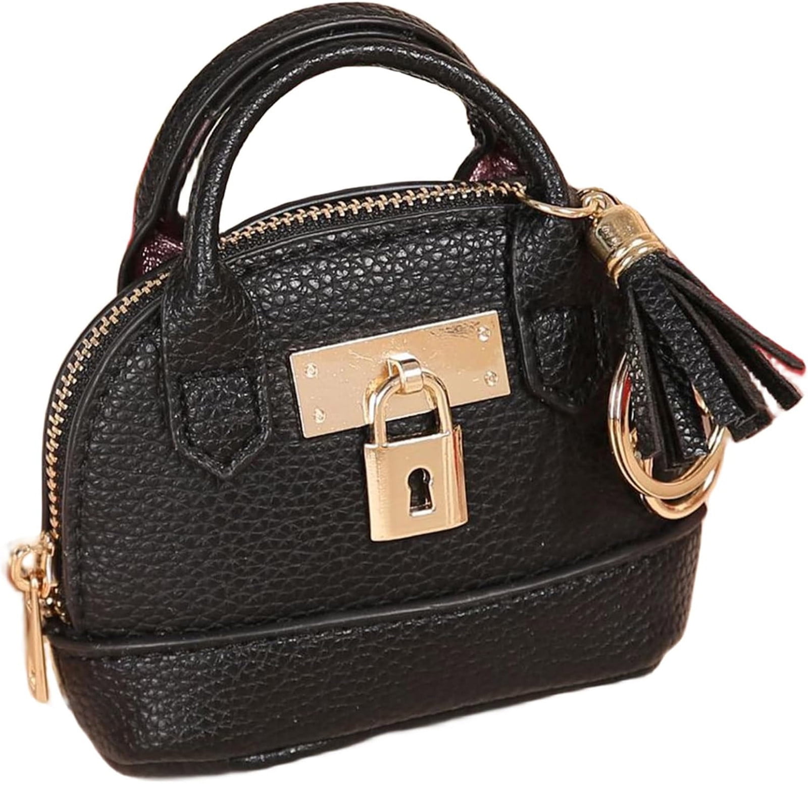 Sale Mini Tote Bag,Keychain Coin Purse PU Leather Key Chain,Small ...