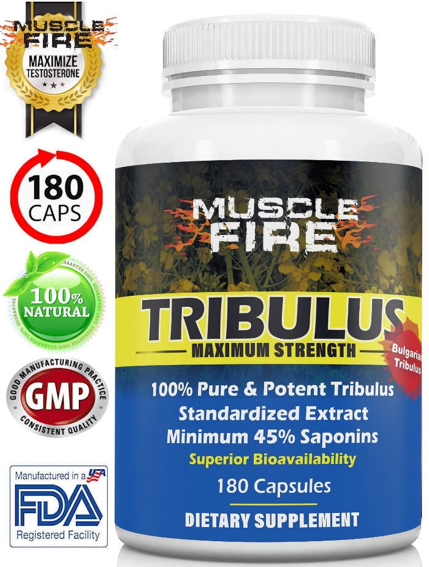 NOW Sports Nutrition, Tribulus (Tribulus terrestris) 1,000 mg, Double ...
