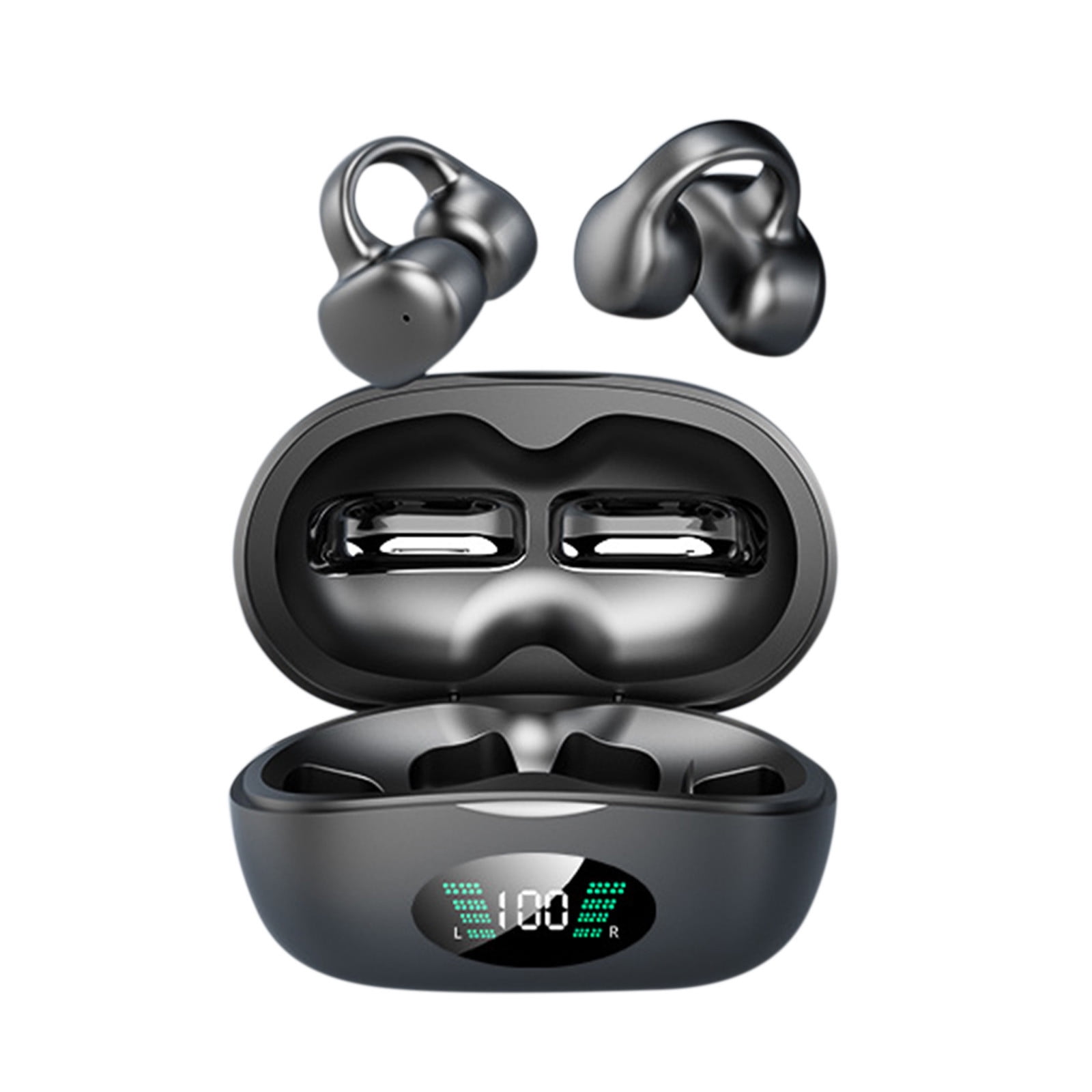 for Sale sign Open Ear Earbuds Clip on Earbuds Bluetooth 5.4 IPX4 ...