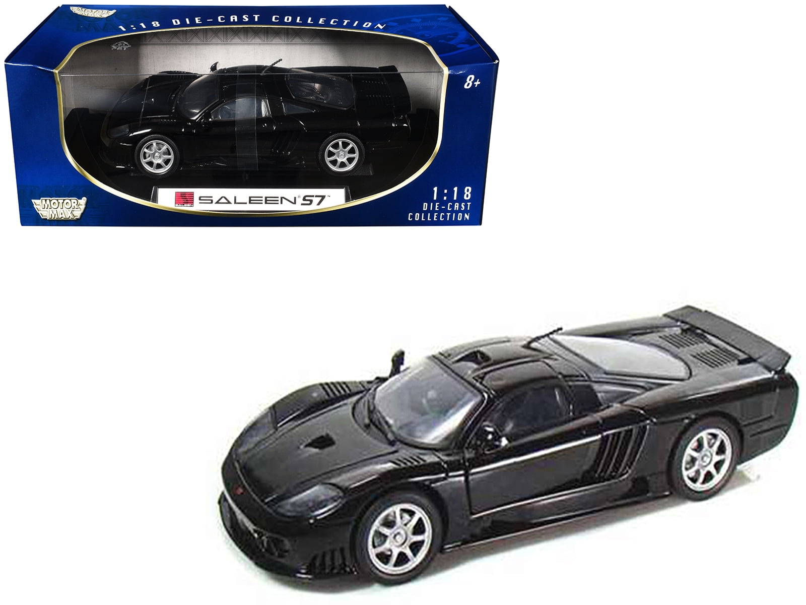 Saleen S7 Black 1/18 Diecast Model Car by Motormax - Walmart.com