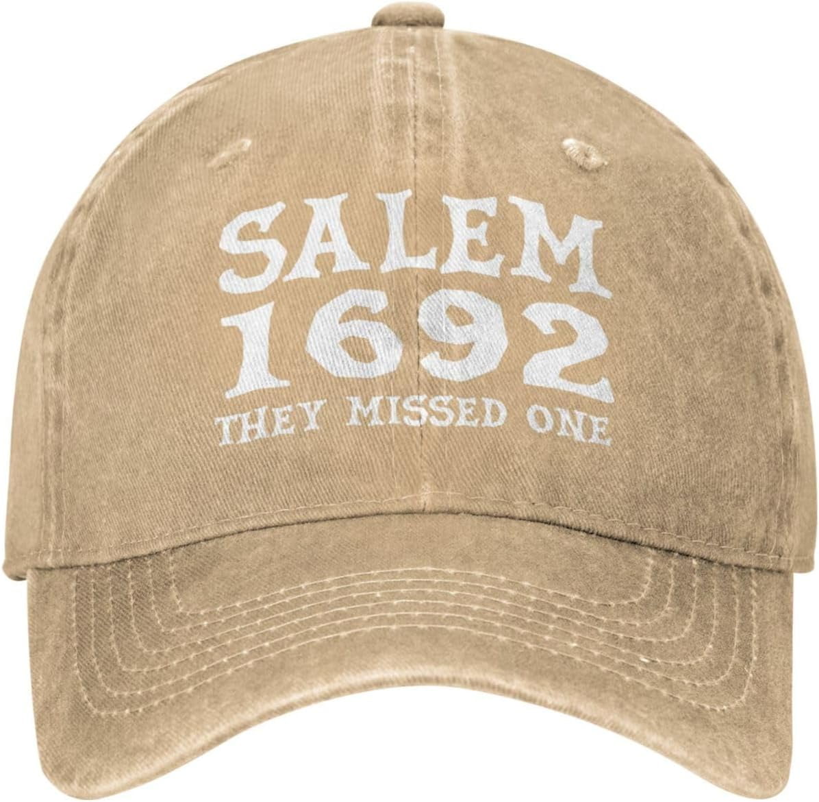 Salem 1692 They Missed One Baseball Hat Classic Cap Witch Halloween ...