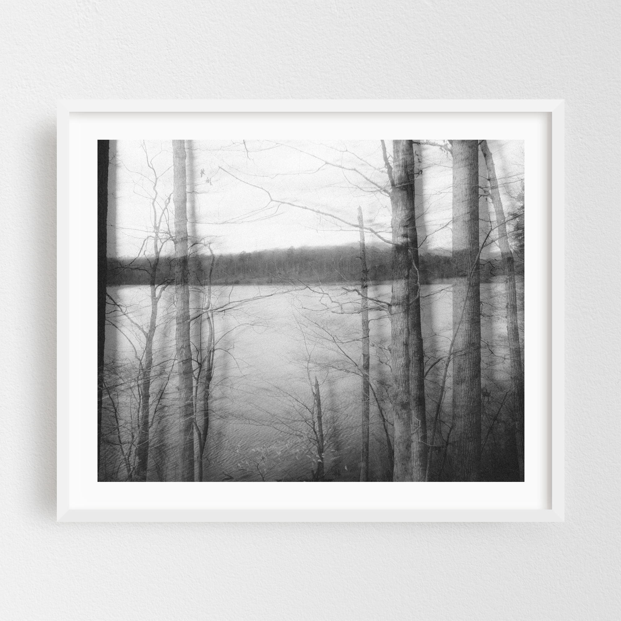 Salem Lake - Winston-Salem North Carolina Photography Black and White ...