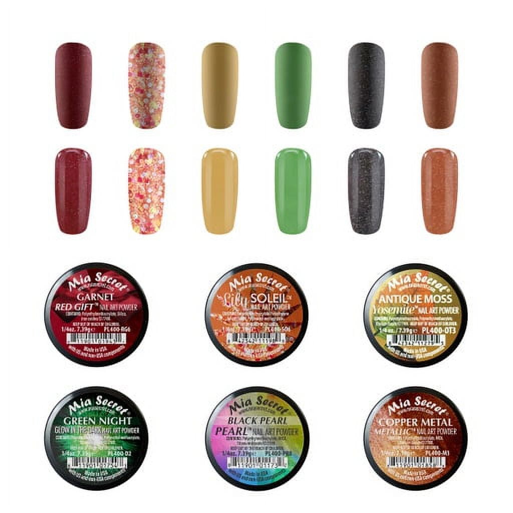 Salem Nail Art Powder Collection (6PC) - Walmart.com