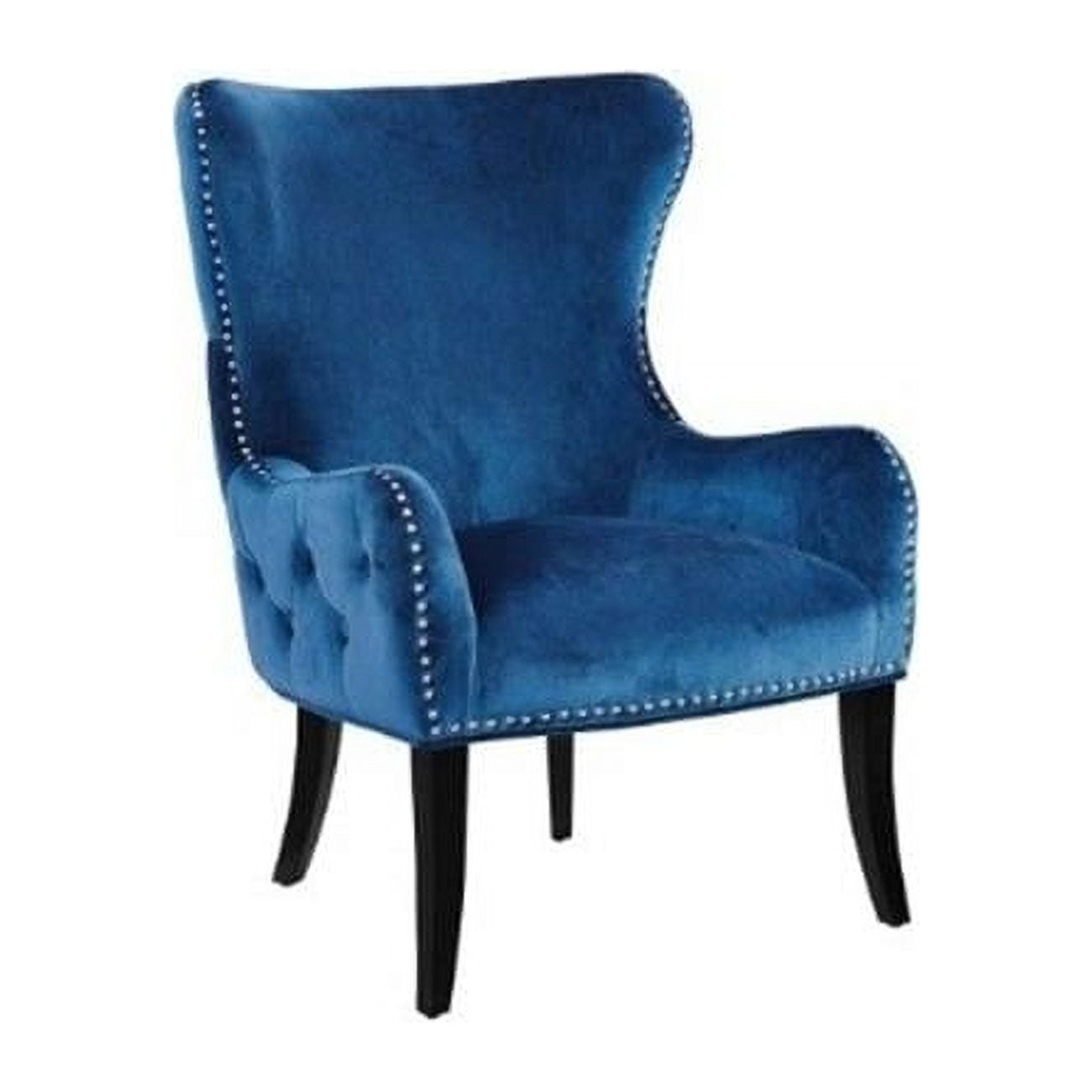 Salem Round Back Chair - Blue - Walmart.com