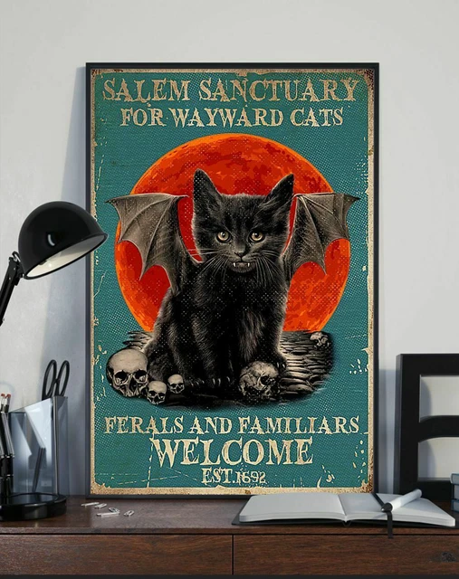 Salem Sanctuary For Wayward Cats Ferals And Familiars Welcome Black Cat ...