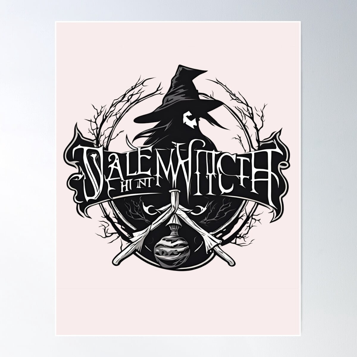 Salem Witch Hunt Poster Wall Art, Modern Wall Decor For Living Room ...