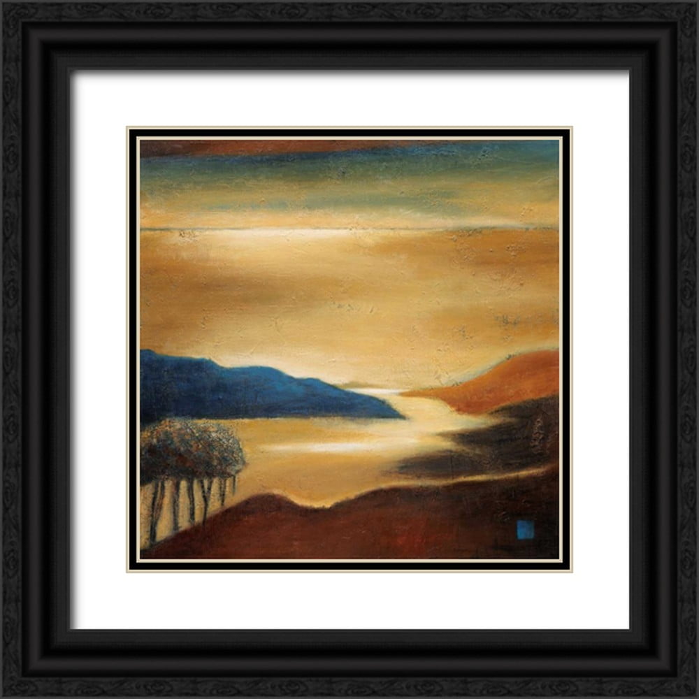 Salemink-Roos, Ursula 12x12 Black Ornate Wood Framed with Double ...