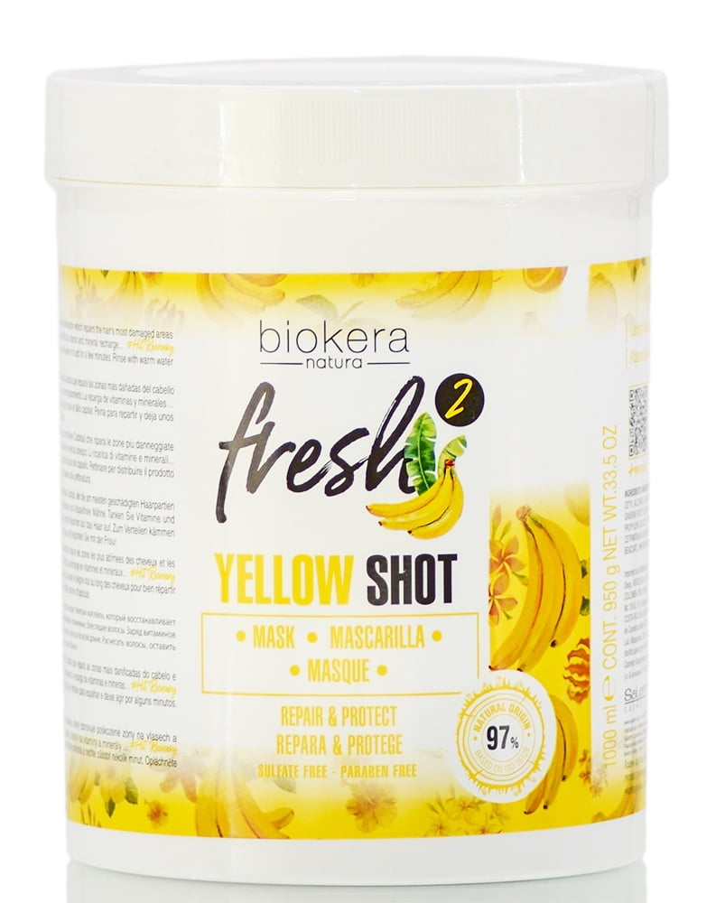 Salerm Intensive Biokera Natura Fresh Yellow Shot Repairing Mask - 33.5 ...