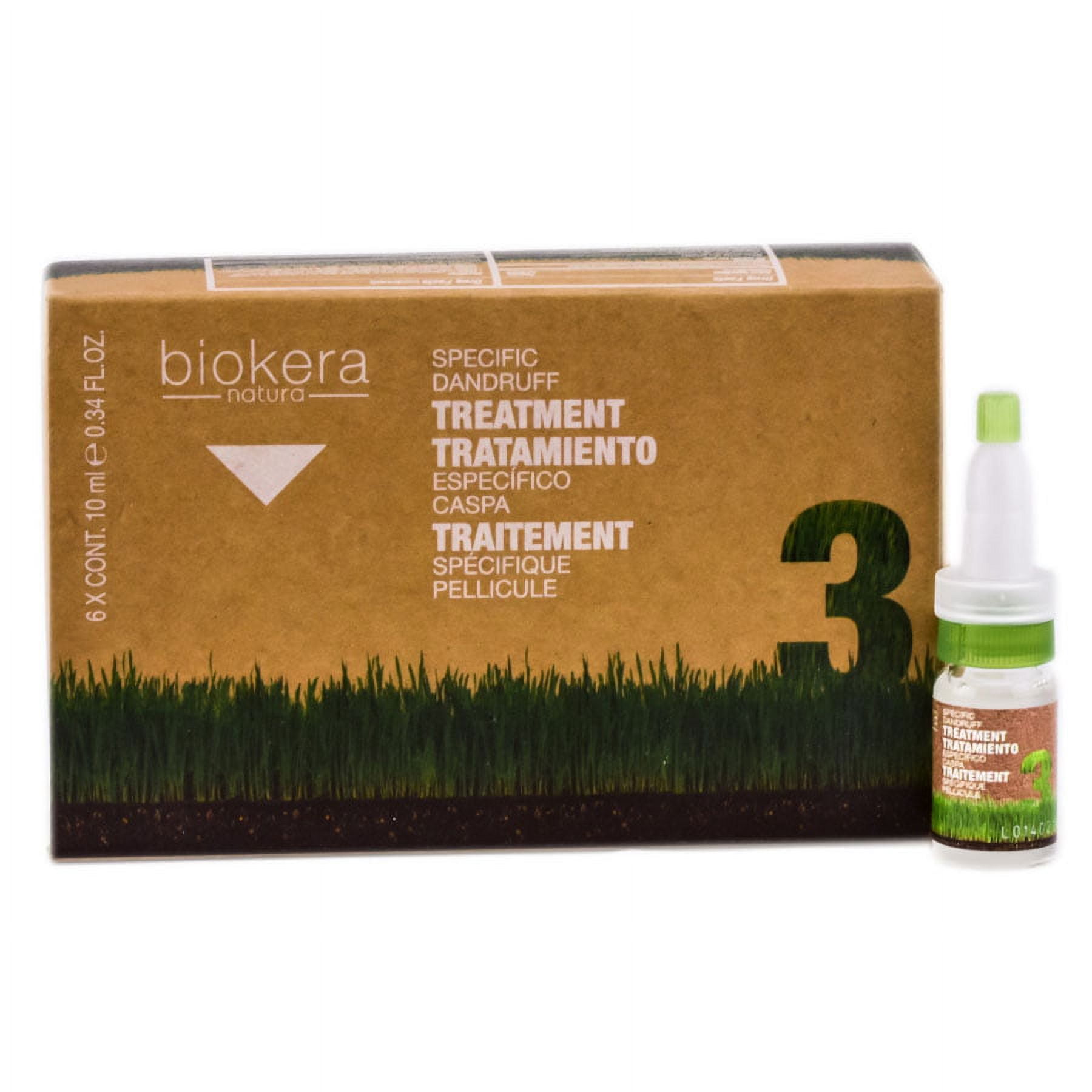 Salerm Biokera Natura Specific Dandruff Treatment - Option : 6 Vials x ...
