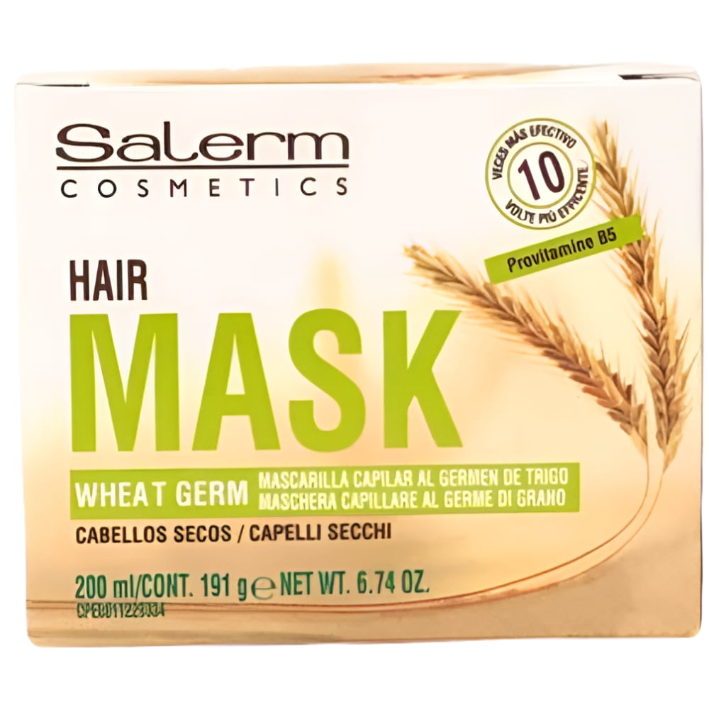 Salerm Cosmetics Capillary Mask Wheat Germ 200ml for Dry Hair ...