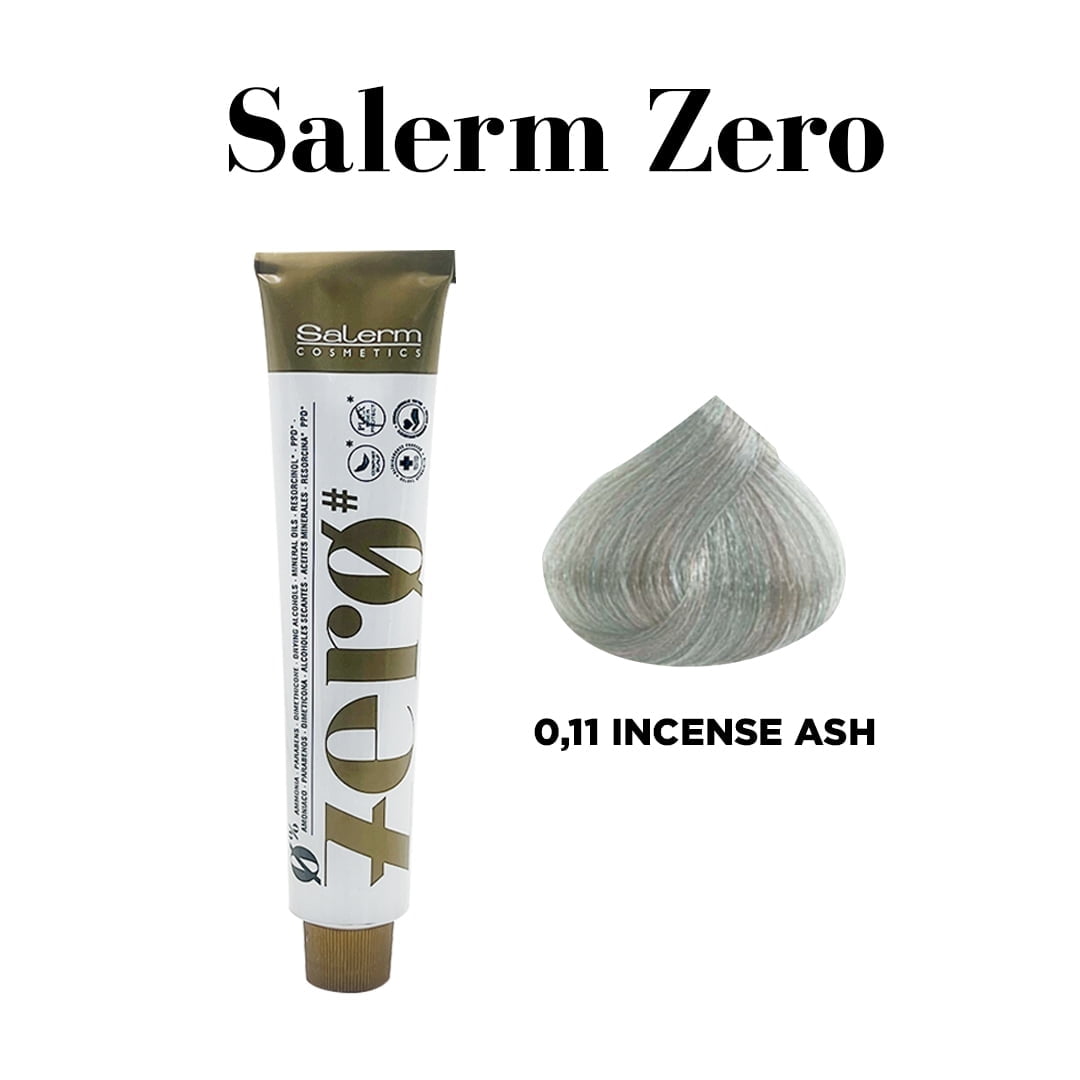 Salerm Color Zero Semi Permanent Coloring Cream ( 0,11 Incense Ash ...