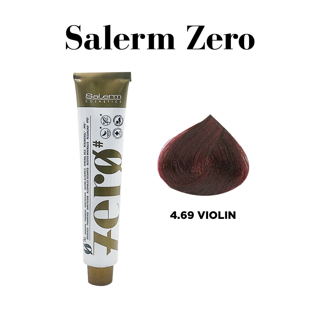 Salerm Color Zero Semi Permanent Coloring Cream ( 4.69 Violin ...